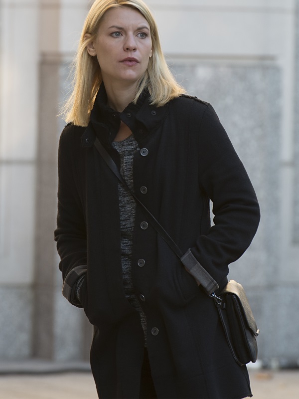 Homeland Series Carrie Mathison Claire Danes Black Coat