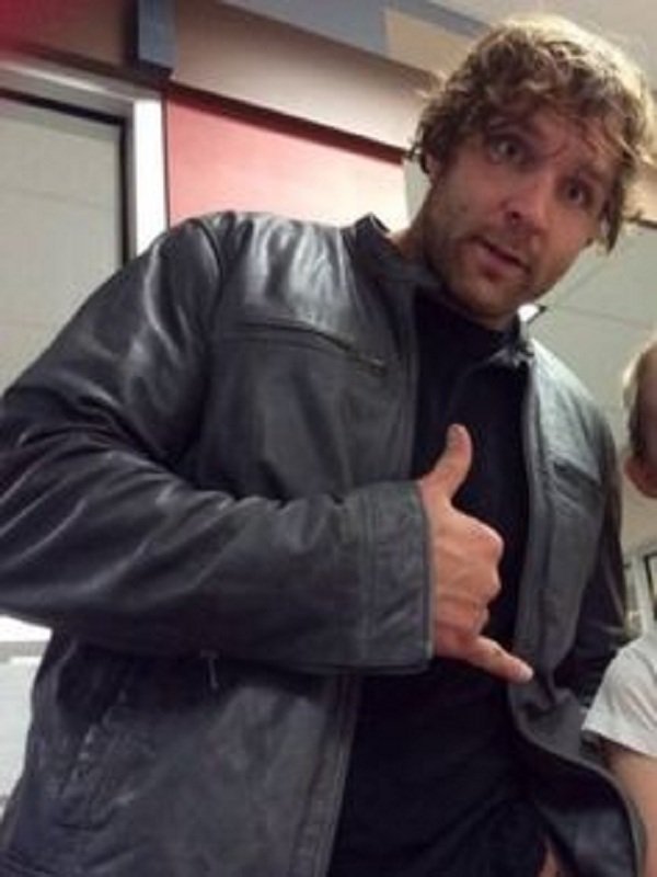 Dean Ambrose Grey Leather Jacket