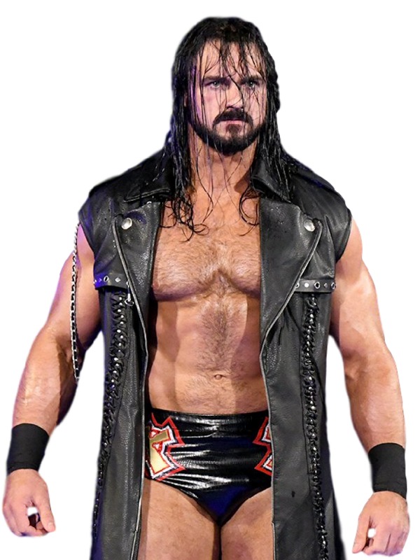 American professional wrestler Drew McIntyre Leather Trench Coat
