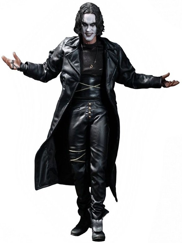 Eric Draven The Crow Black Leather Classic Trench Coat