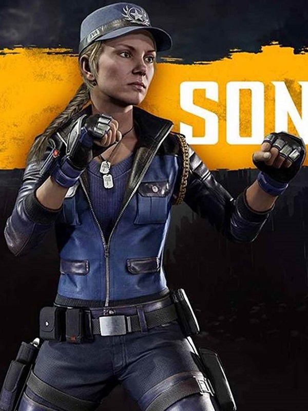 Video Game Series Mortal Kombat 11 Sonya Blade Cosplay Jacket