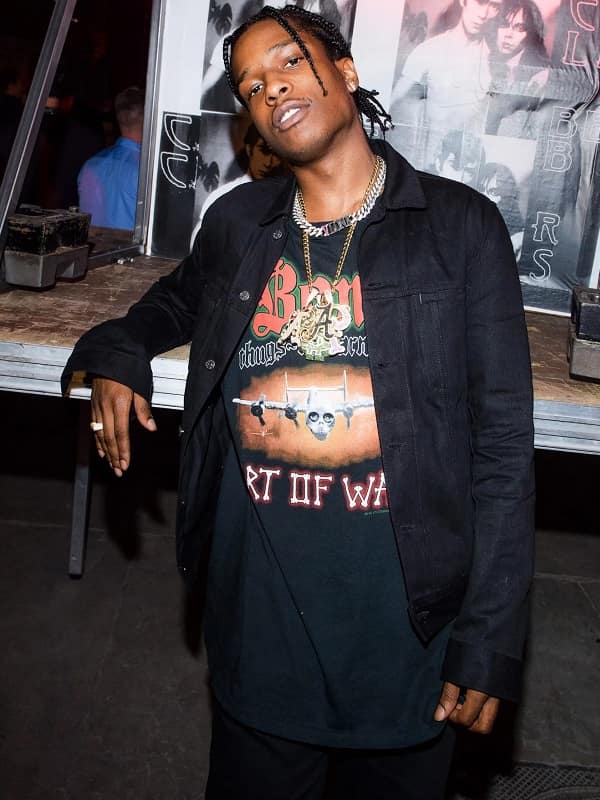 ASAP Rocky Black Cotton Jacket