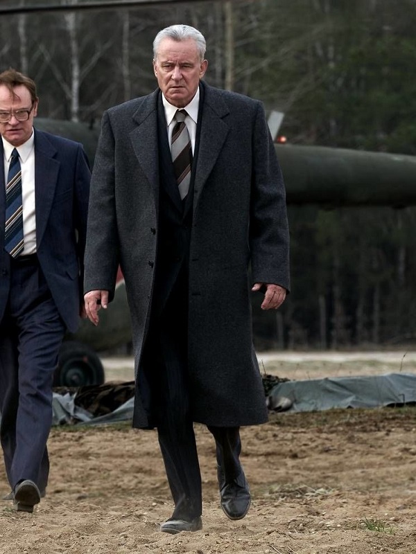 Stellan Skarsgård Chernobyl Boris Shcherbina Coat